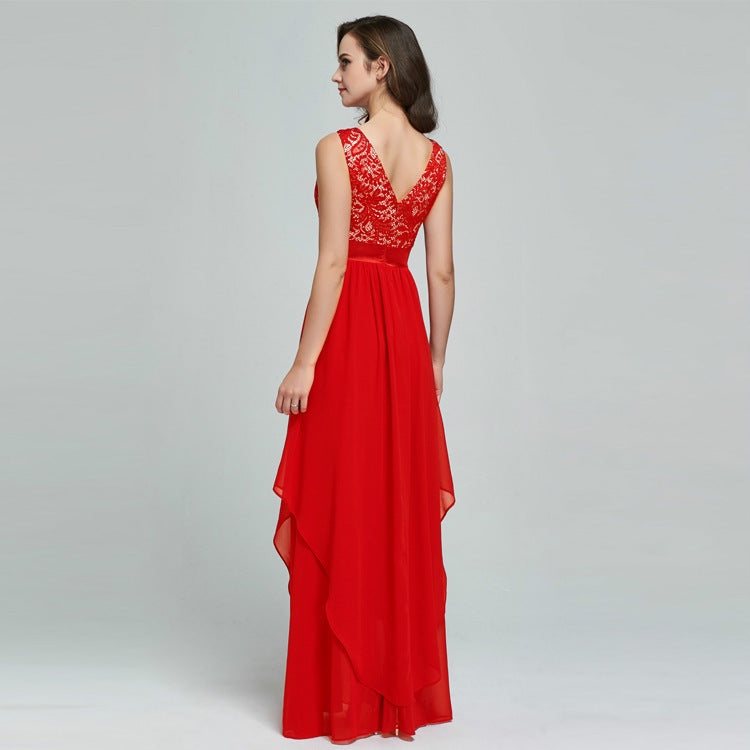 Chiffonkleid Mit Spitze Von Fudus Kollektion Eleganz – krohn-e