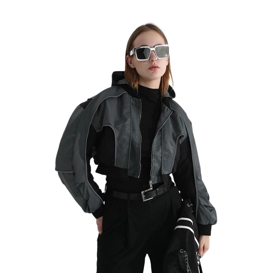 Ulanie Stadt-Bikerjacke mit Reflektoren – krohn-e